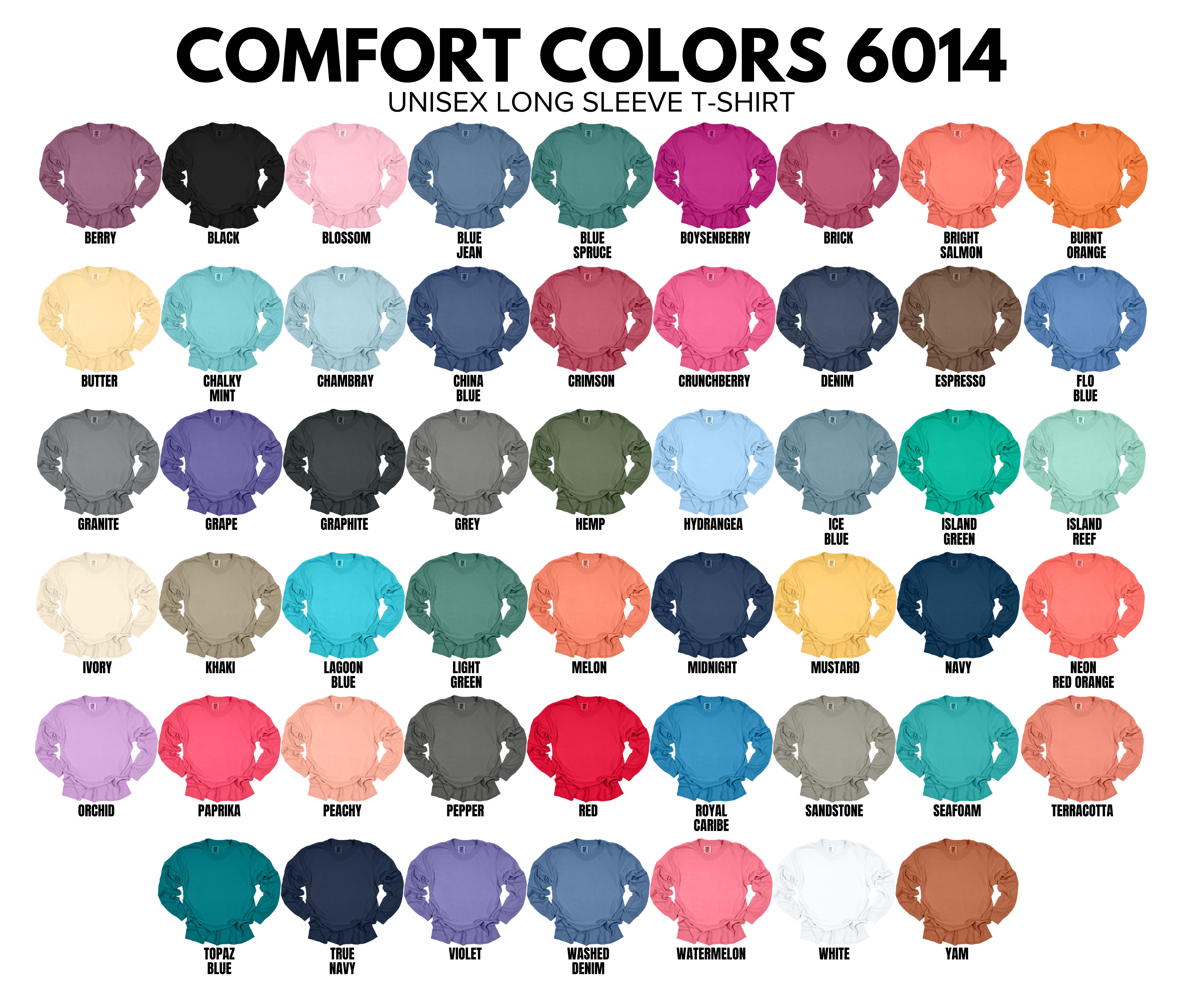 Comfort Colors 6014 Longsleeve – BEC Creations & Designs