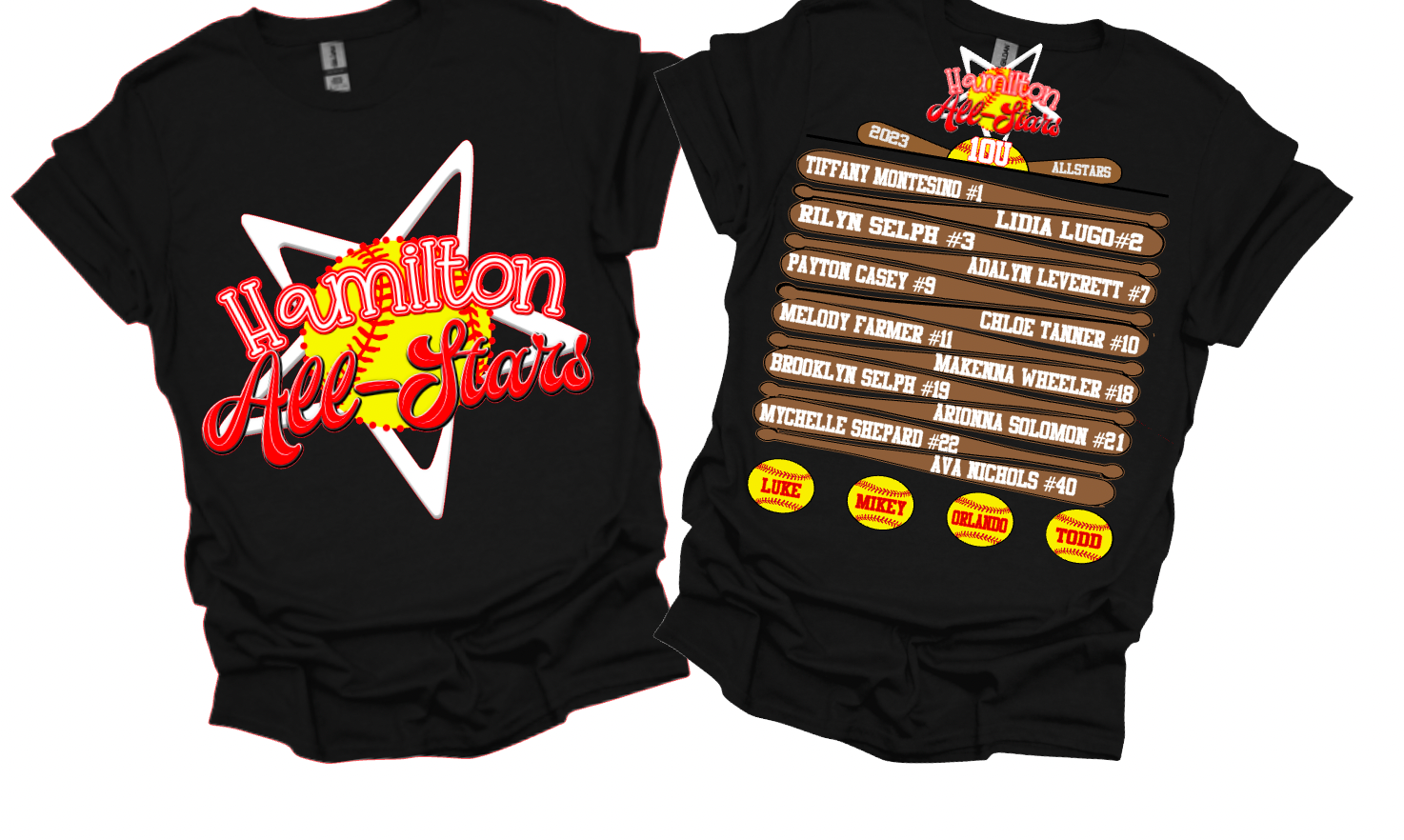 Hamilton Softball Tournament Shirt – BEC Creations & Designs