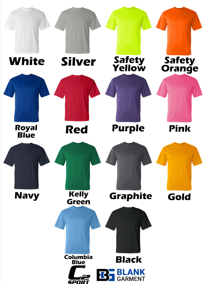 C2 sport Performance Drifit Tee – BEC Creations & Designs